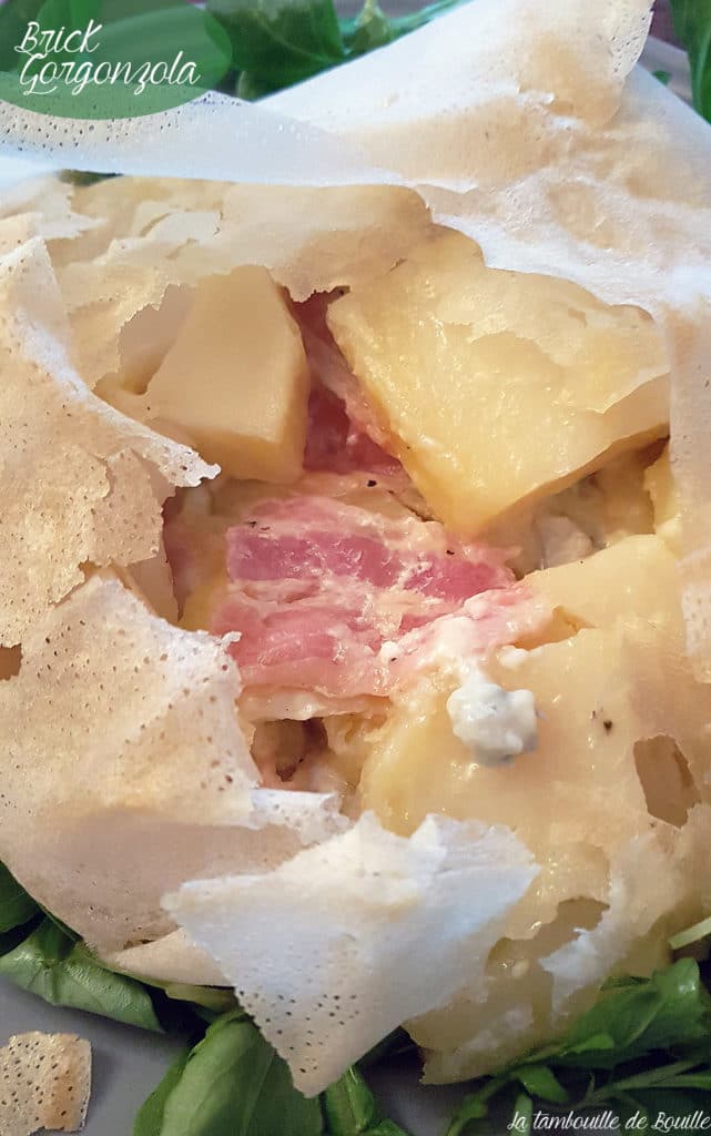 Repas express : brick au gorgonzola - La tambouille de Bouille