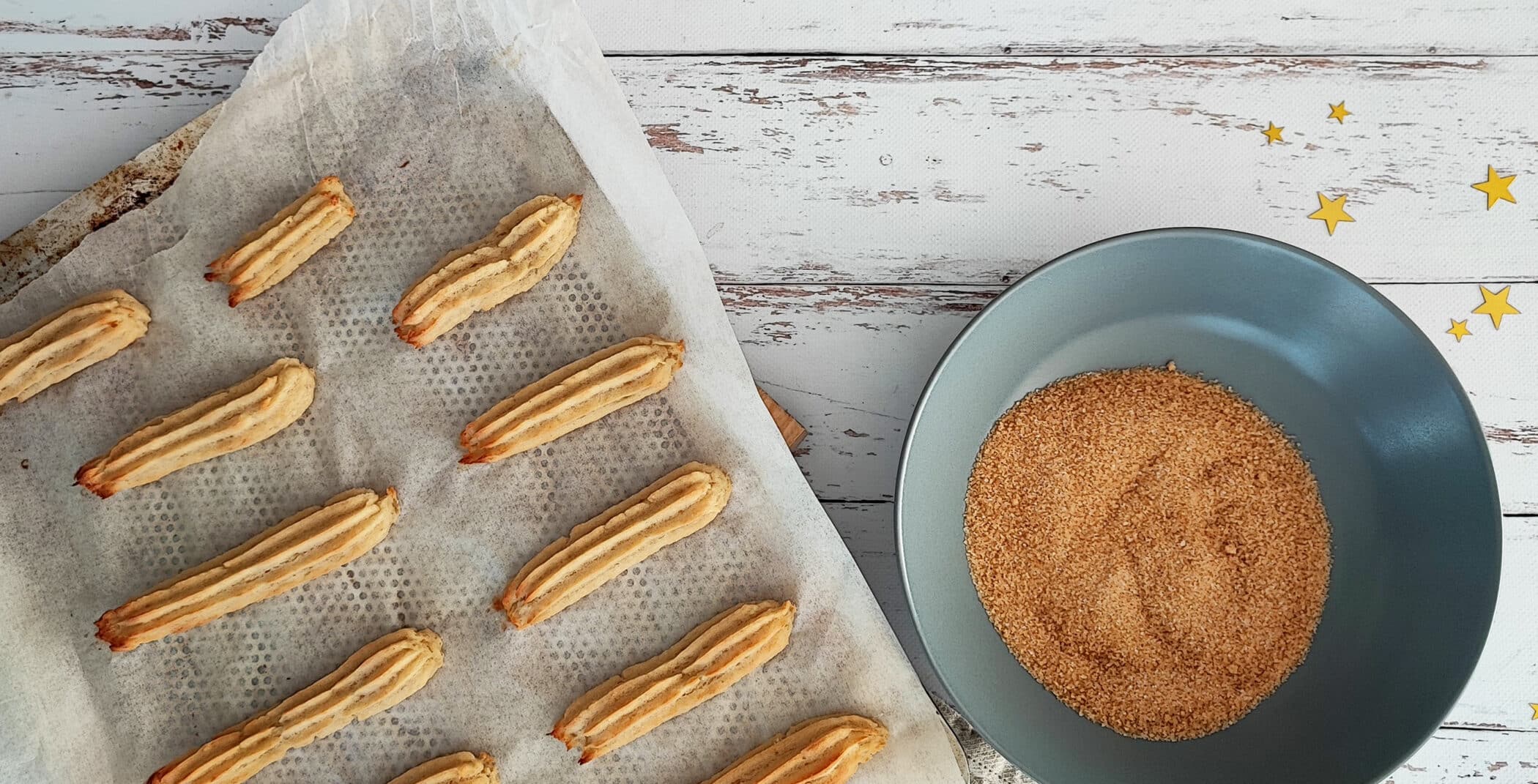Recette churros au four - La tambouille de Bouille