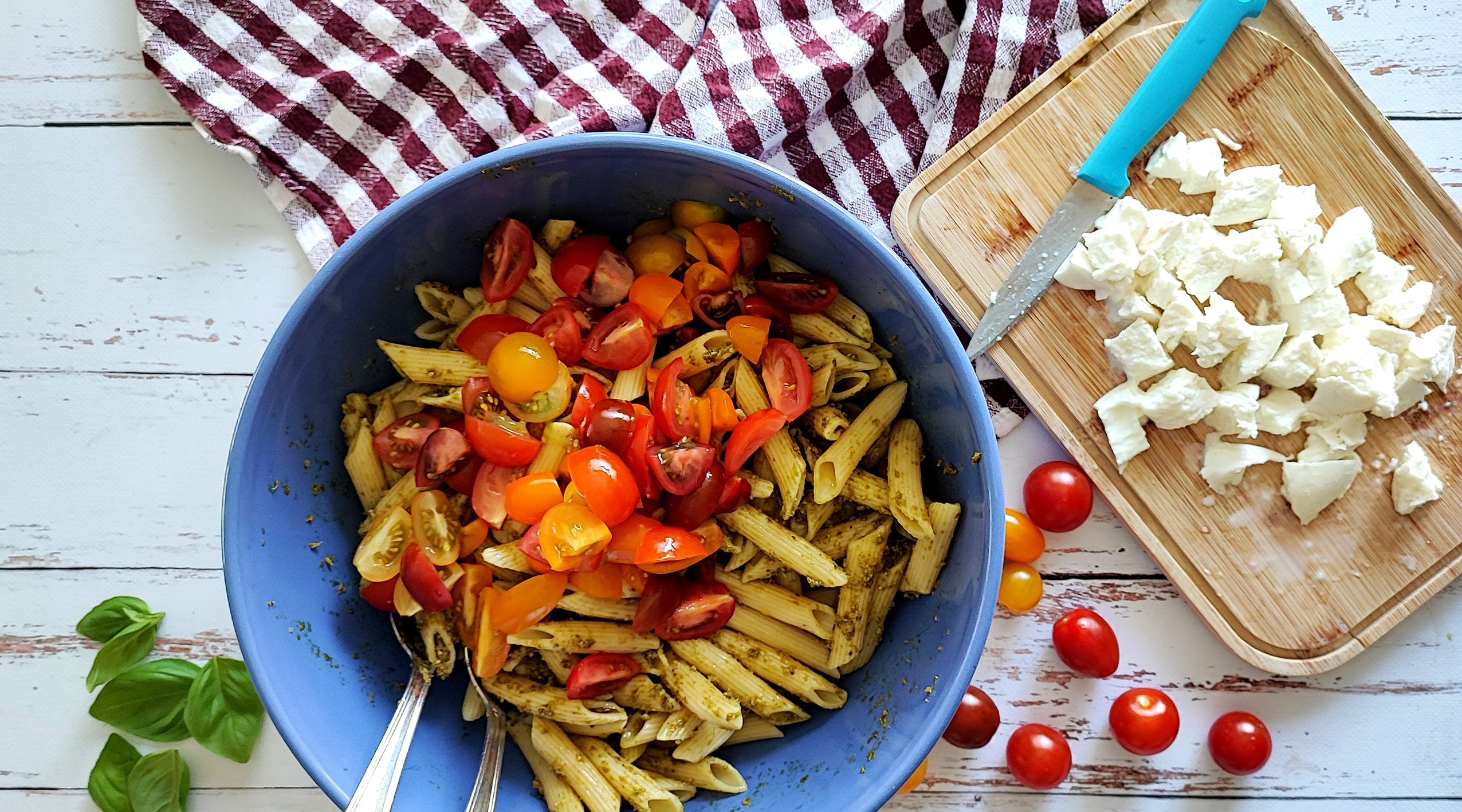 Recette salade express pesto - La tambouille de Bouille